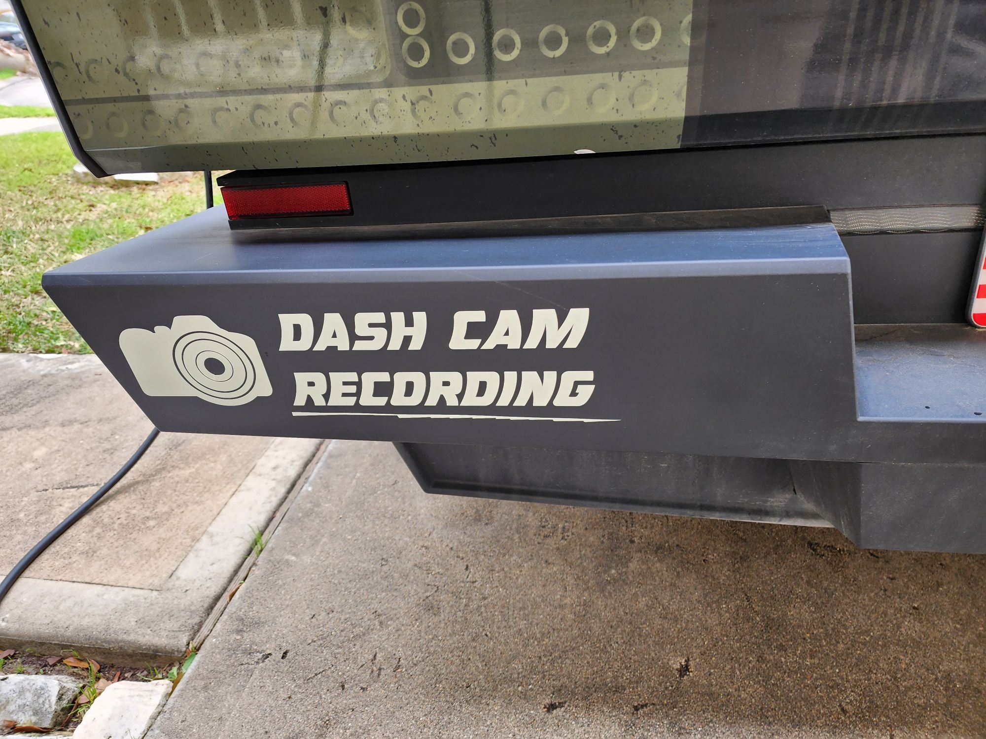 Dash Cam Recording Bumper Sticker | WhimsyCosplay