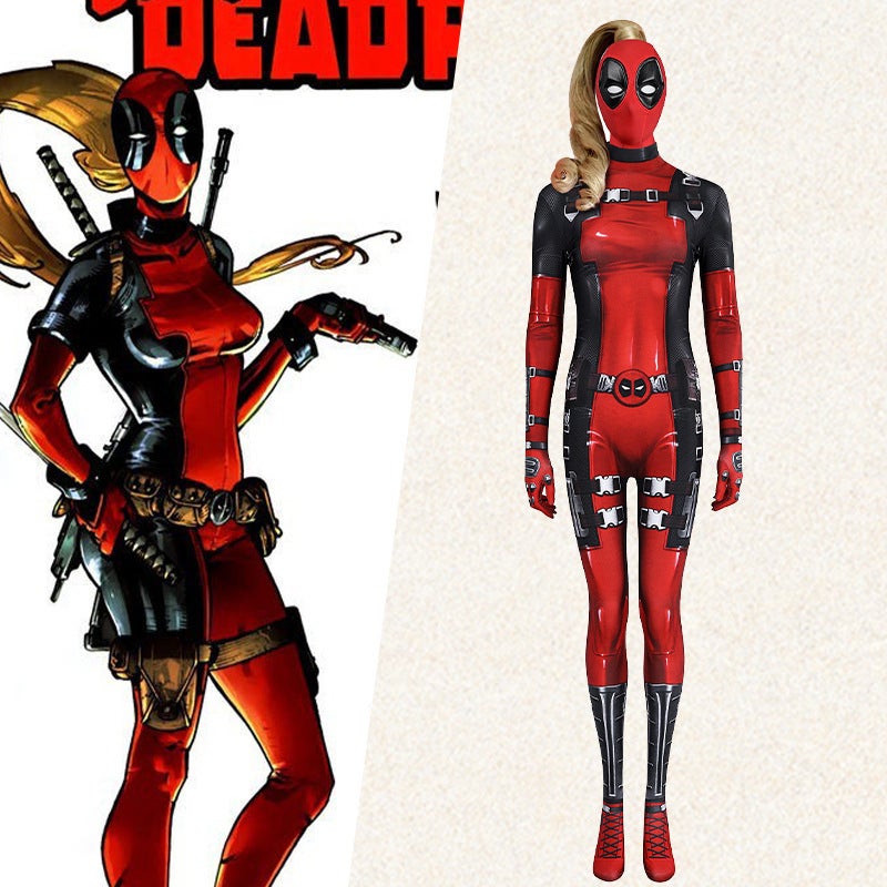 Lady Deadpool Body Suit | WhimsyCosplay